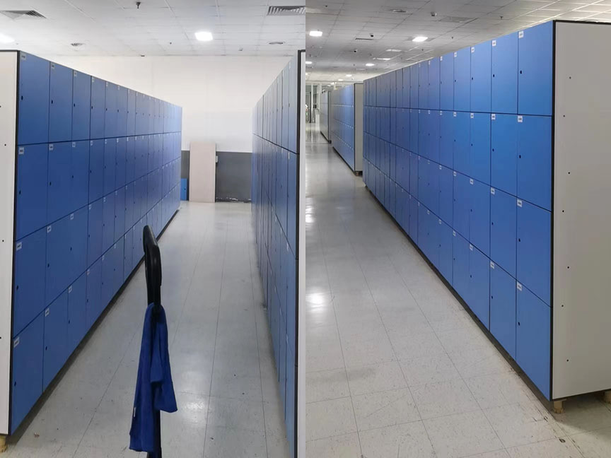 The Changing Room Locker Project of The Large Factory, Luxurious ...